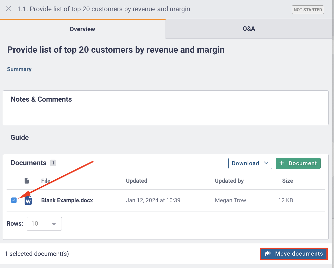 Move Document To A Different Task Vdr Guests