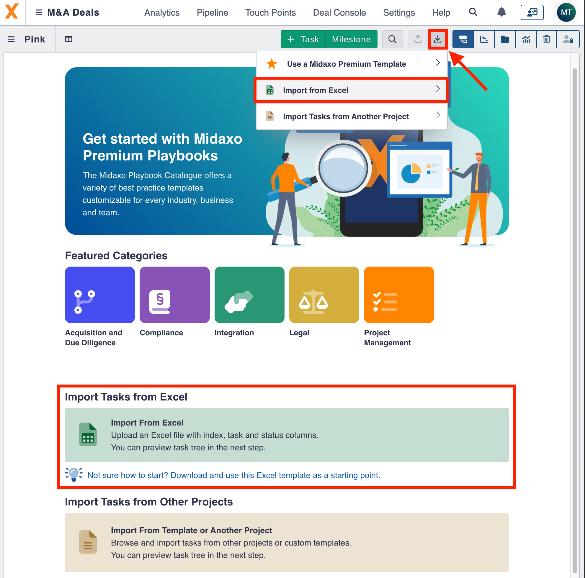 Import Tasks with "Responsible" Users